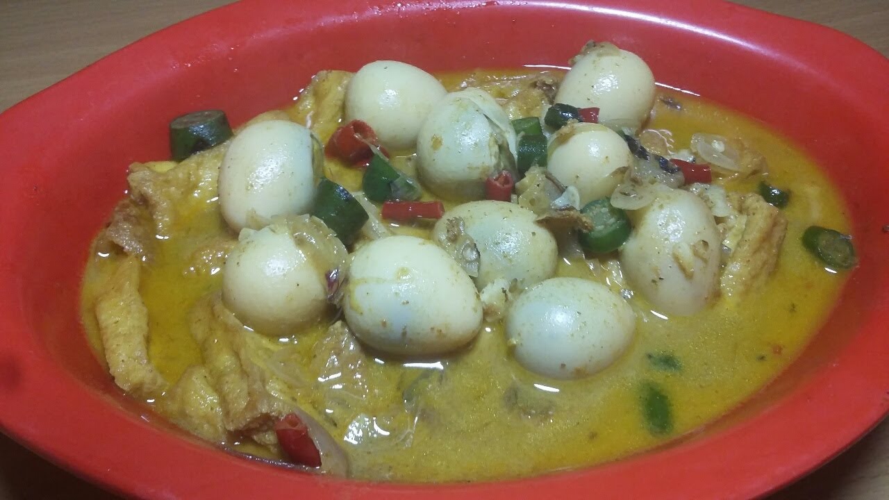 RESEP GULAI TAHU DAN TELOR PUYUH - YouTube