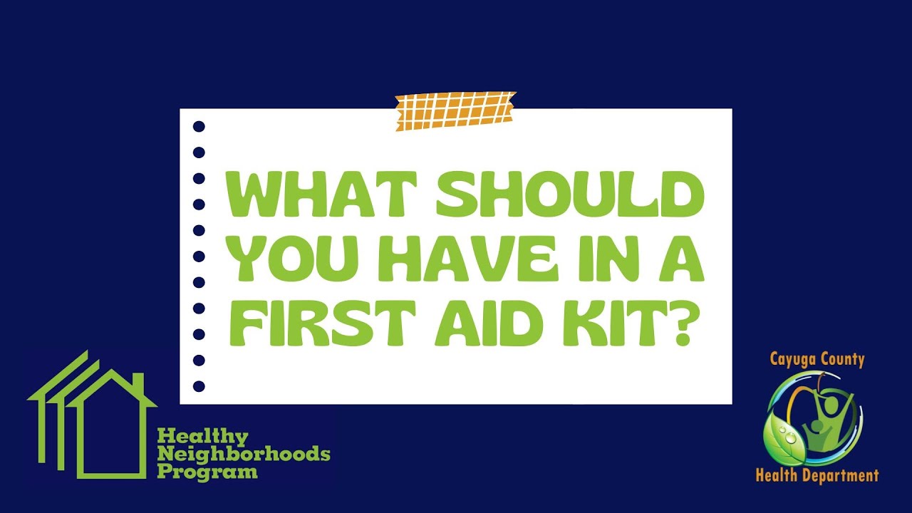 How to Build a First Aid Kit - YouTube