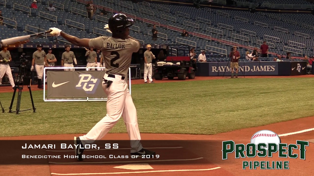 Jamari Baylor Prospect Video, SS, Benedictine High School Class of 2019 - YouTube