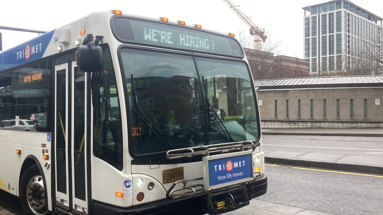 Trimet line 68 marquam hill to goose hollow full ride - YouTube