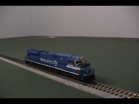 N Scale KATO SD80MAC Conrail #4100 with DCC + Sound Installed. - YouTube