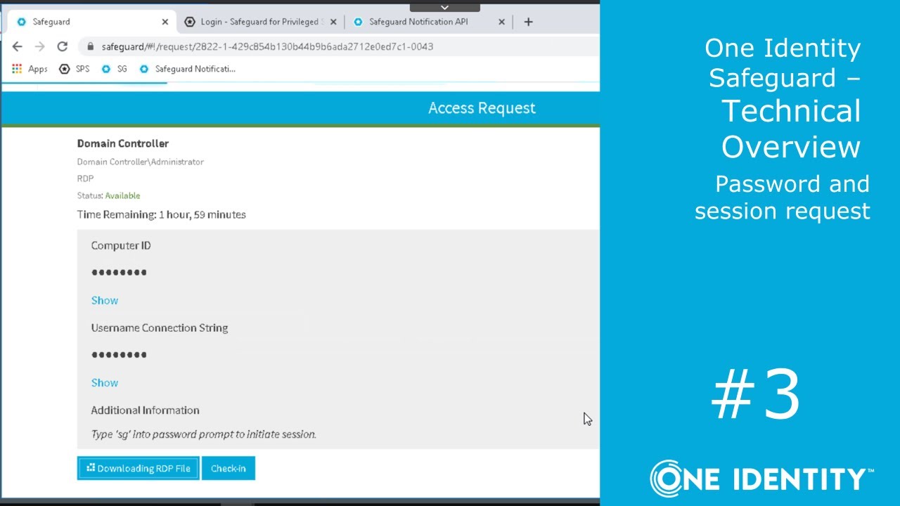 One Identity Safeguard | Technical Overview #3 | Password and session ...