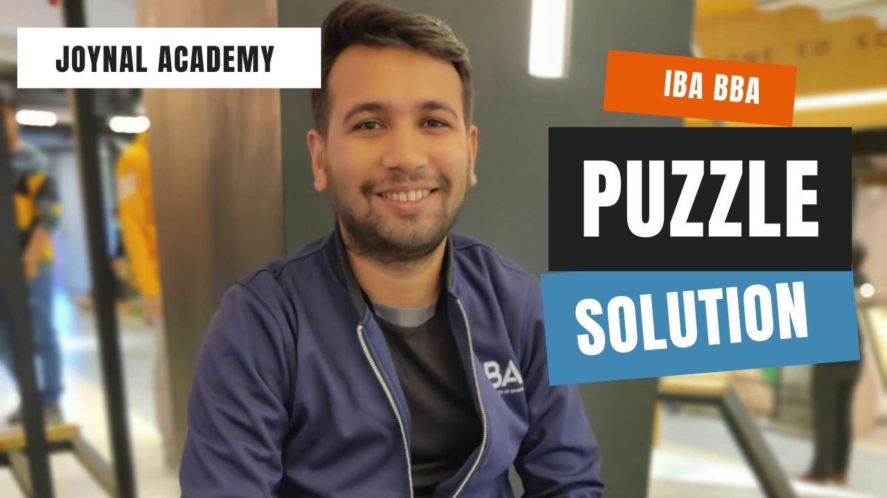 ANALYTICAL PUZZLE 1 - YouTube