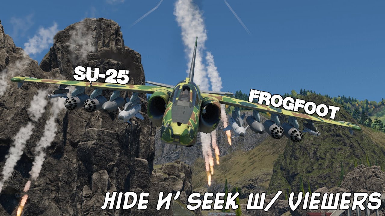 Hide n' Seek w/ Viewers! SU-25 Edition! - YouTube