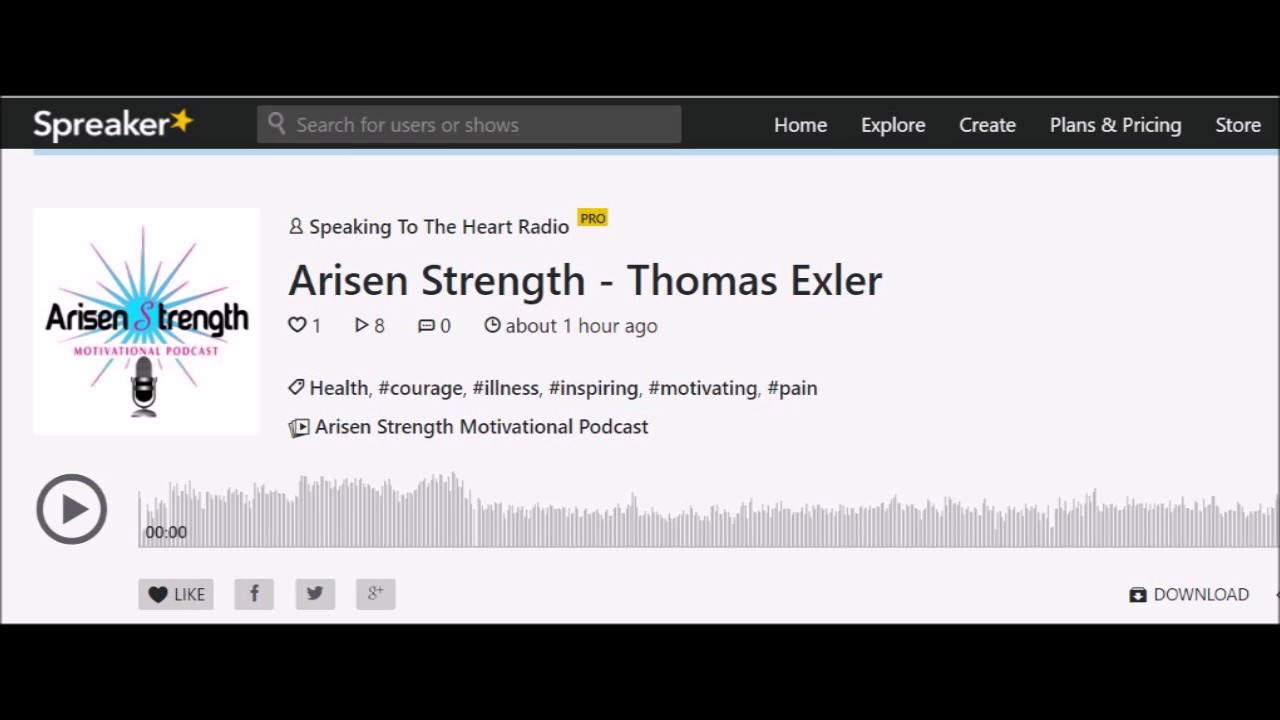 Courage to Shine - Arisen Strength - Thomas Exler - March 12 2017 - YouTube