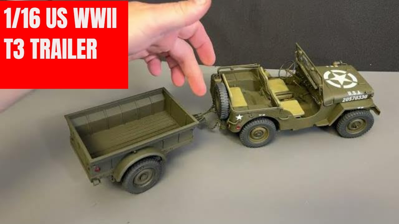Building the Sol Models 1/16 US WWII T3 trailer - YouTube