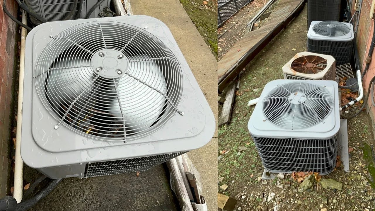 Carrier Comfort & Keeprite Performance Heat Pumps Running (Heat Mode ...