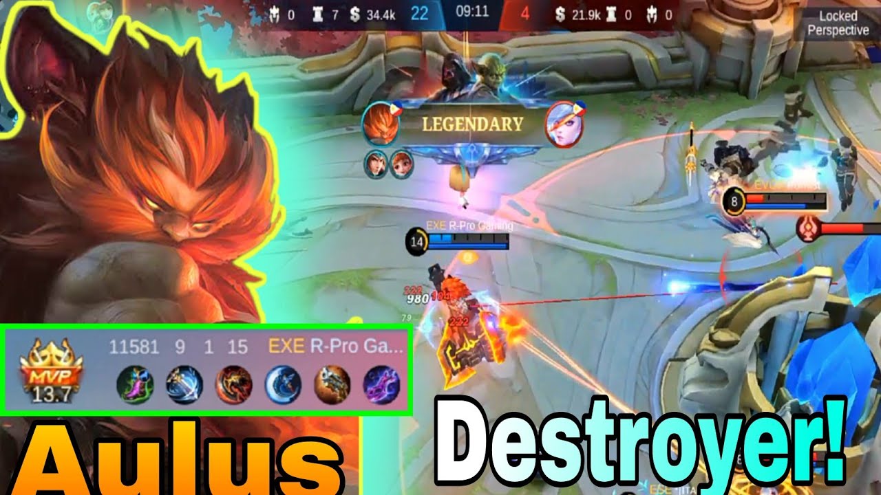 Aulus The Destroyer😱( Aulus Best Build & Emblem Top Ph Aulus)MLBB - YouTube