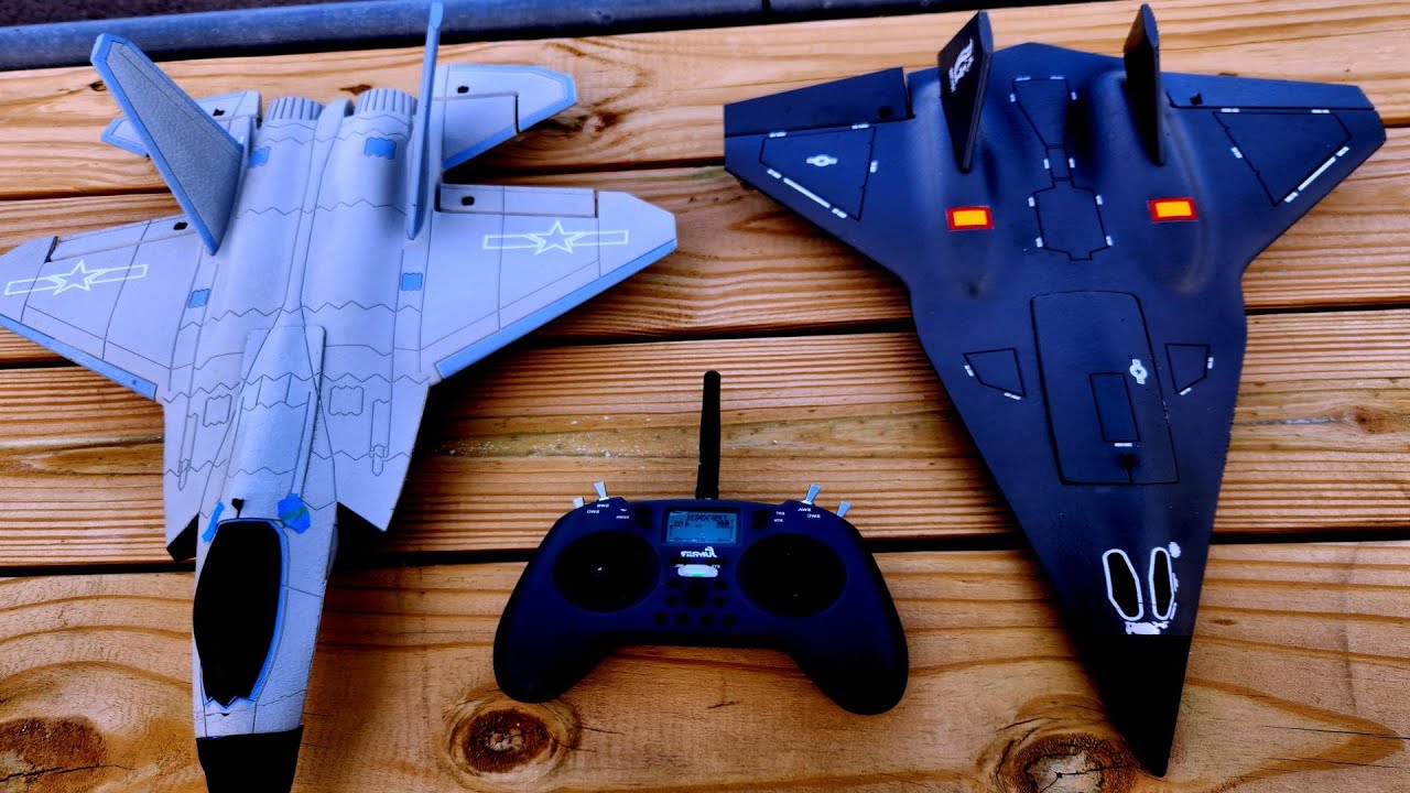 Flying RC Airplane With NO nose! After Crash SR72 DARKSTAR FX9672 - YouTube