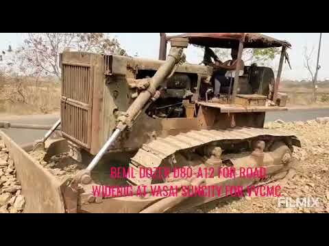 BEML DOZER D80-A12 FOR ROAD WIDEING AT VASAI SUNCITY FOR VVCMC CONTACT ...