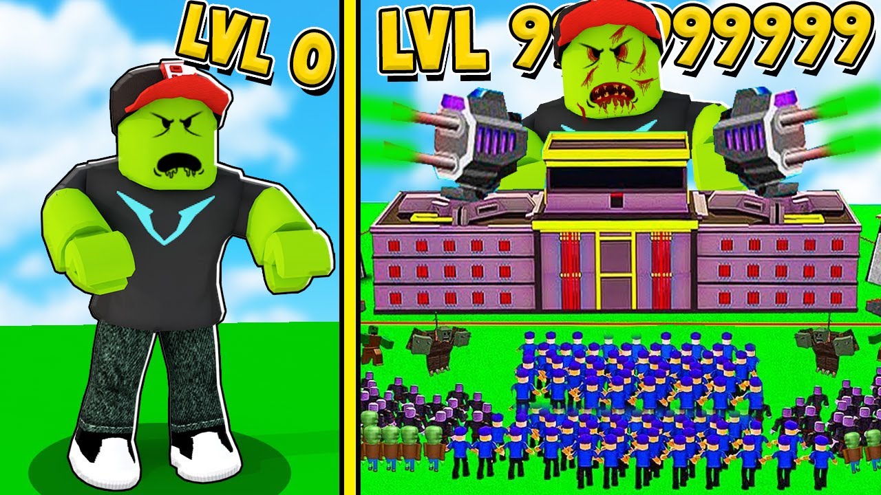 ZBUDOWAŁEM NAJWIĘKSZĄ BAZĘ ZOMBIE LVL 999,999,999 W ROBLOX (Roblox ...