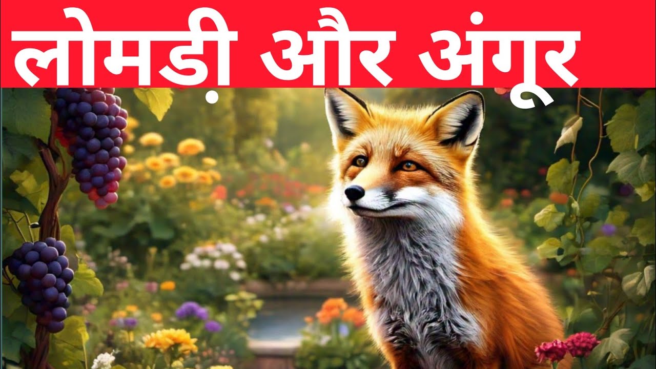 Fox and grapes || Lomdi aur angur || Story || Kahani || GL yadav story ...