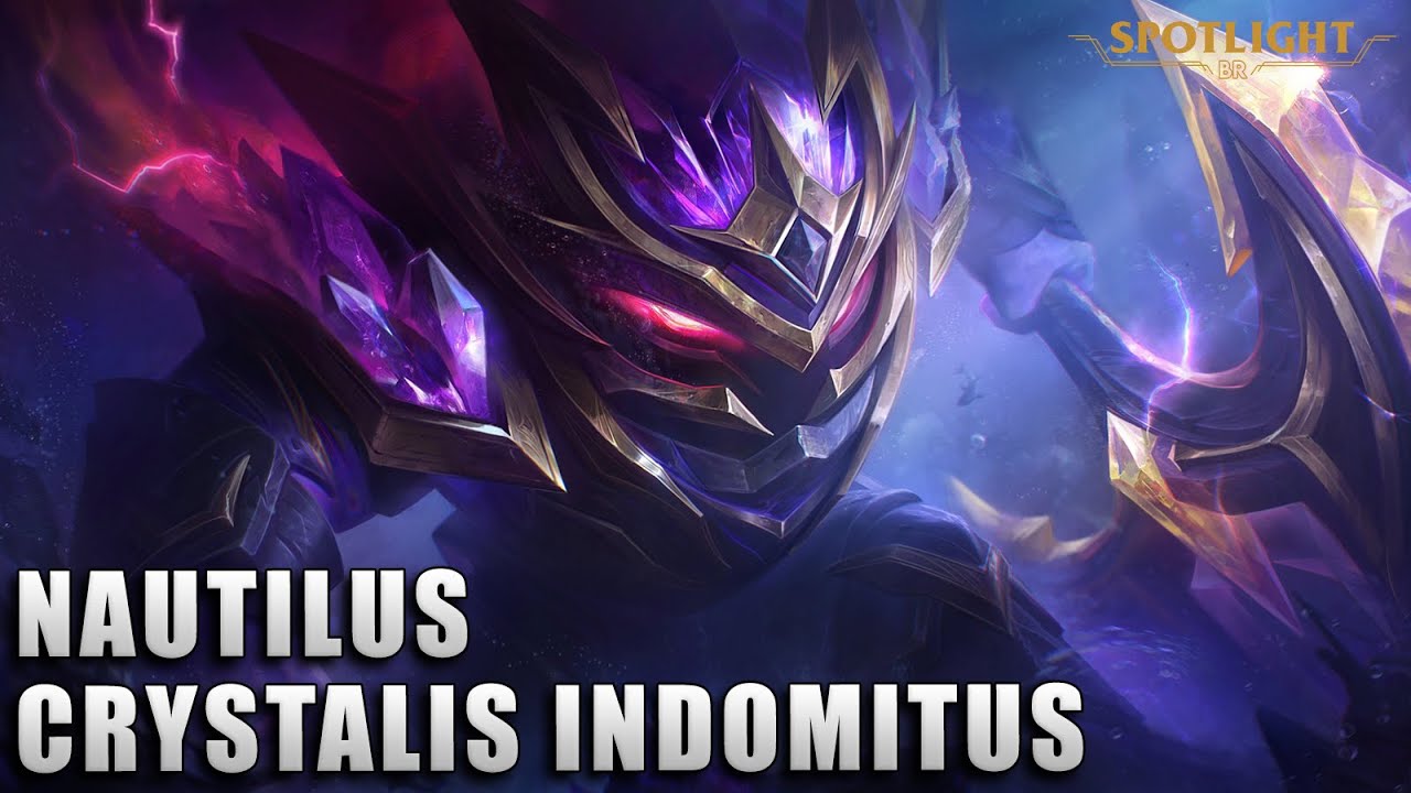 Nautilus Crystalis Indomitus Skin Spotlight - League of Legends - YouTube