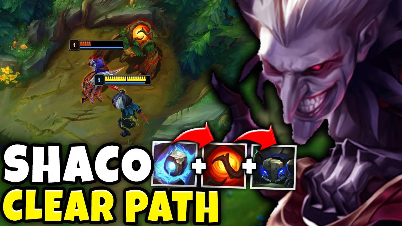 THIS SHACO CLEAR PATH IS A GUARANTEED FIRST BLOOD!! - Pink Ward Jungle ...
