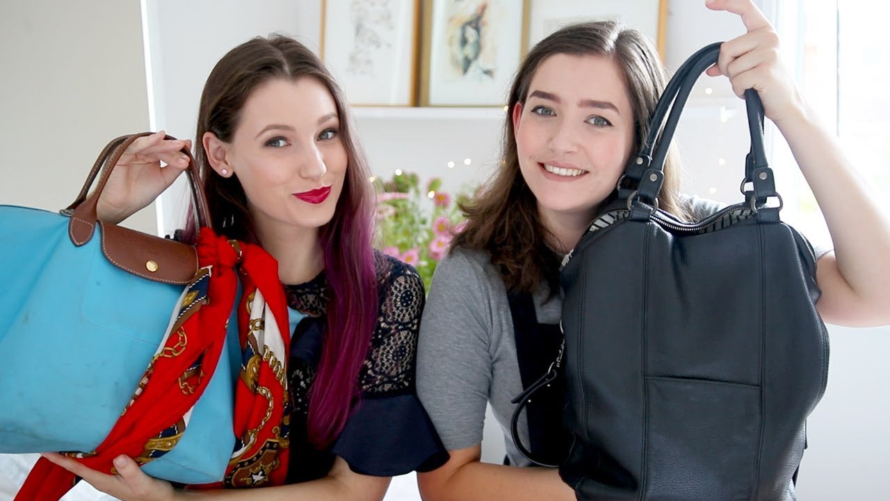 What's in my Sister's Handbag? | Inside our Everyday Bags - YouTube