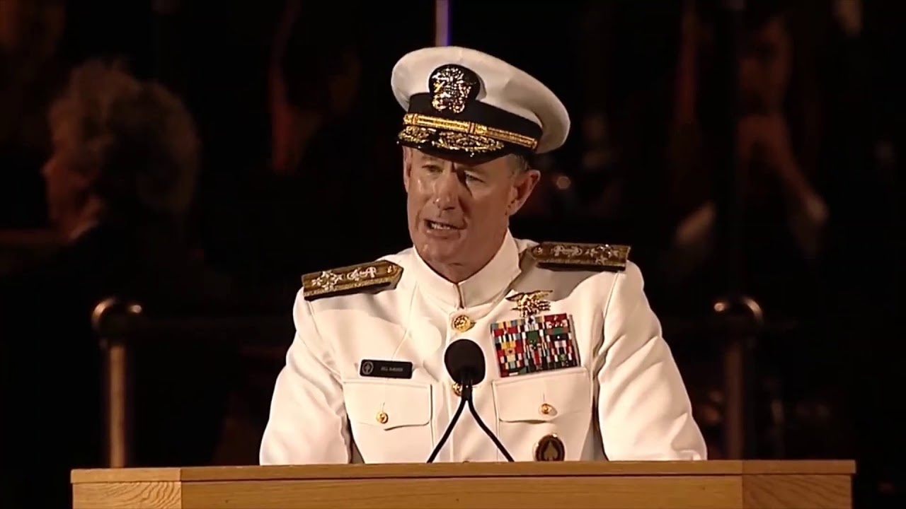 Most Inspiring Speech Ever Navy SEAL Admiral - YouTube
