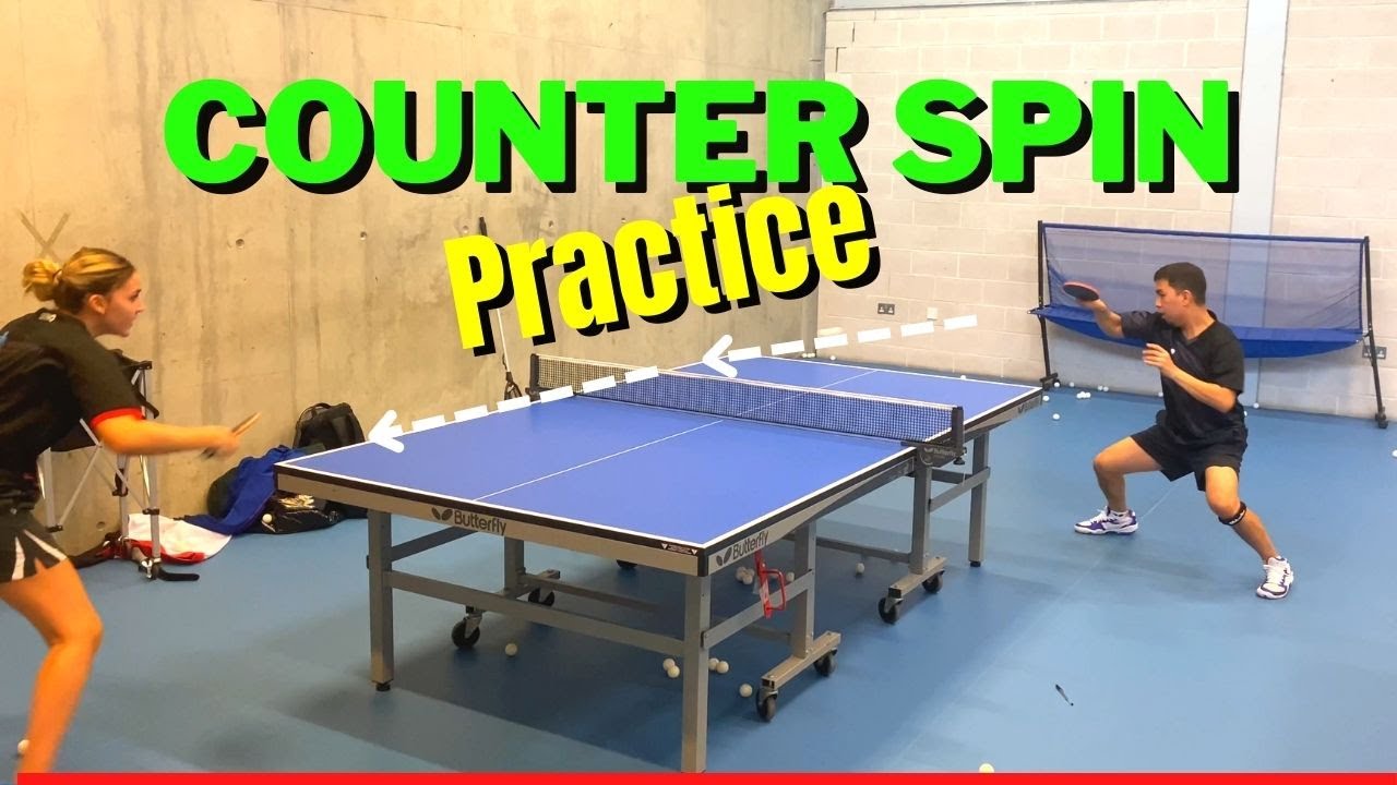 How to practice a counter spin against open up? - YouTube