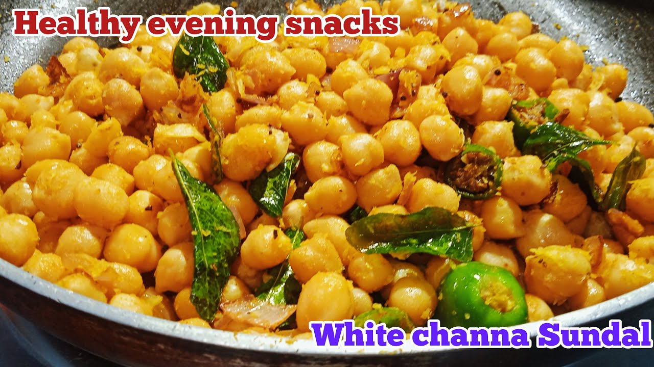 Channa sundal |How to make masala sundal|Healthy snacks recipe - YouTube