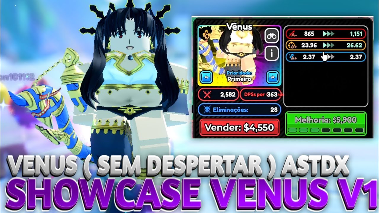 SHOWCASE da VENUS ( SEM DESPERTAR ) no ASTDX - YouTube