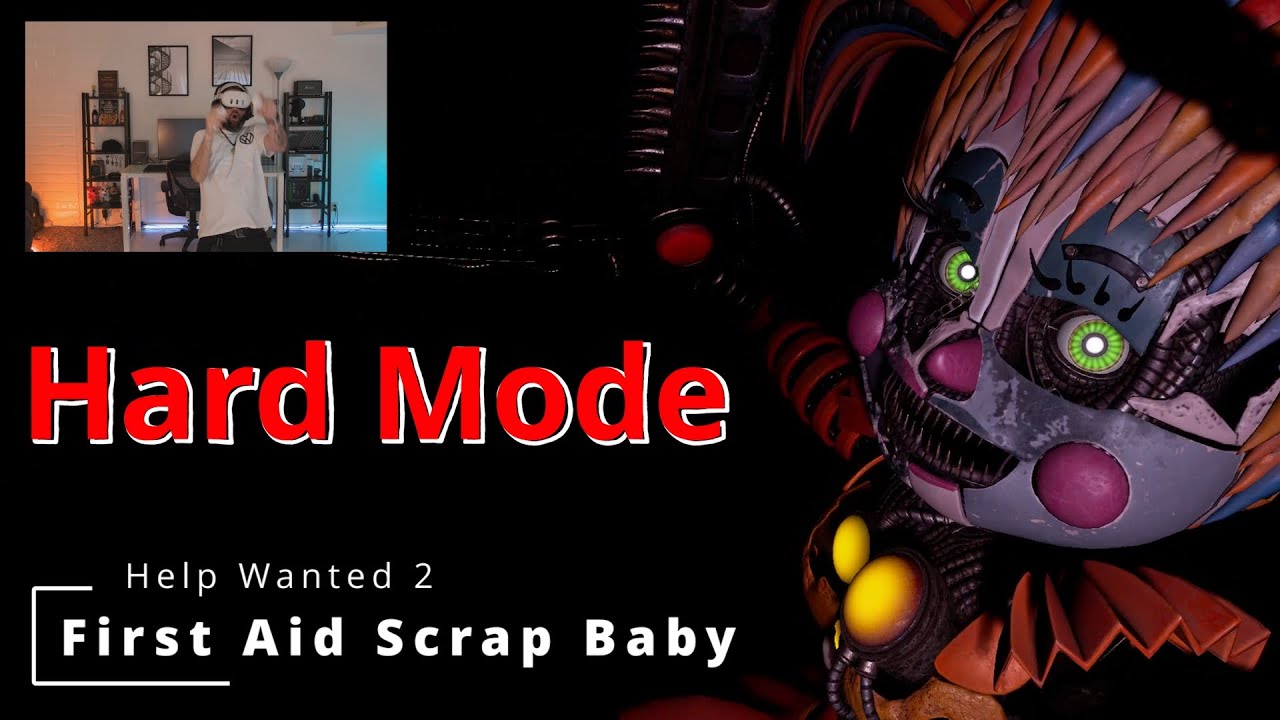 First Aid Scrap Baby Hard Mode in FNAF Help Wanted 3 #vr #fnaf #gaming ...