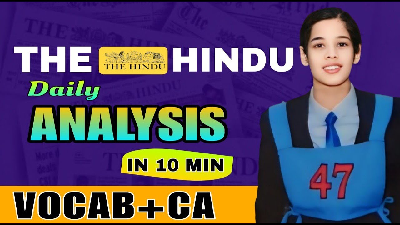 Daily News Analysis II Current Affairs II Vocab II Under 10 Mins II 21 ...