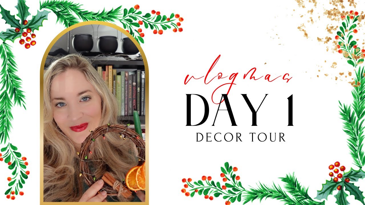 Vlogmas is Here! and a Decor Tour - Vlogmas Day 1 - YouTube