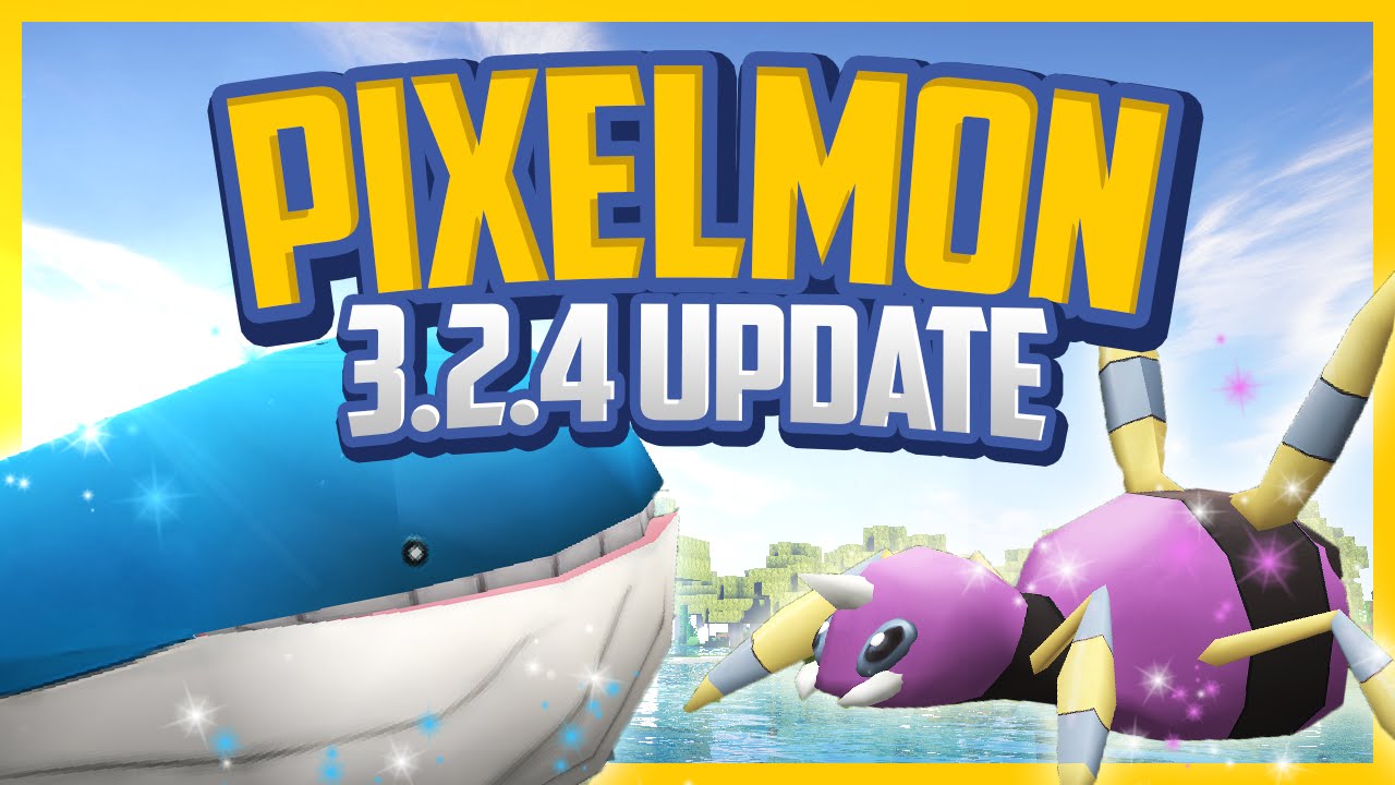 Minecraft Pixelmon 3.2.4 Update Showcase! NEW PIXELMON & ITEMS!! - YouTube