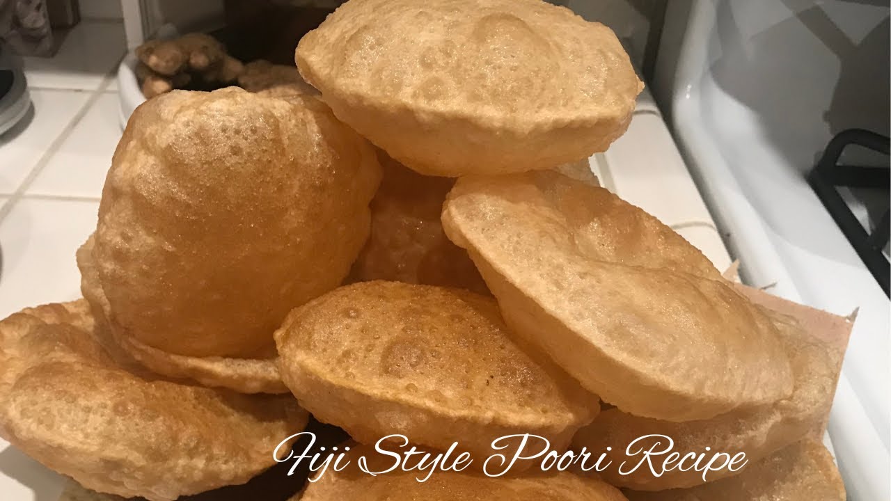 Fiji Style Puri Recipe | Fijian Puri Recipe | How to make poori at home ...