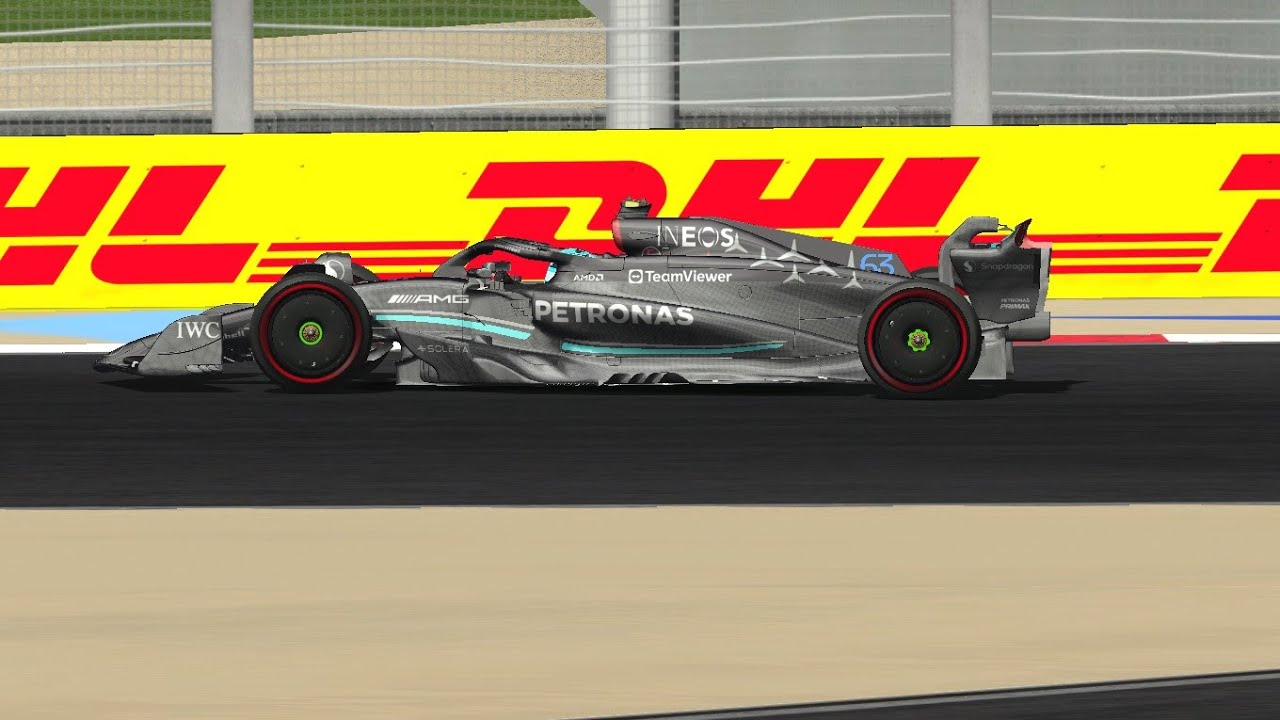 Automobilista F1 23 Mercedes AMG W14 Bahrain Lap - YouTube