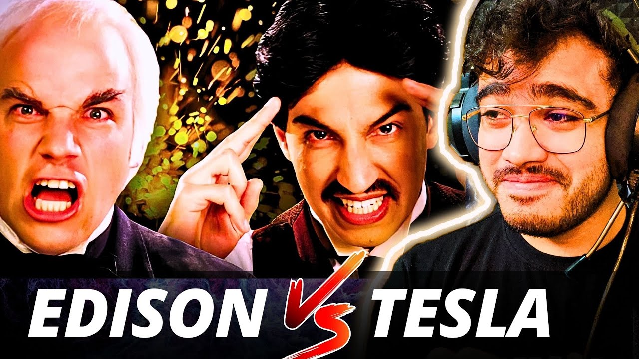 Reacting to Tesla vs Edison RAP BATTLE – Who Actually Won?! - YouTube