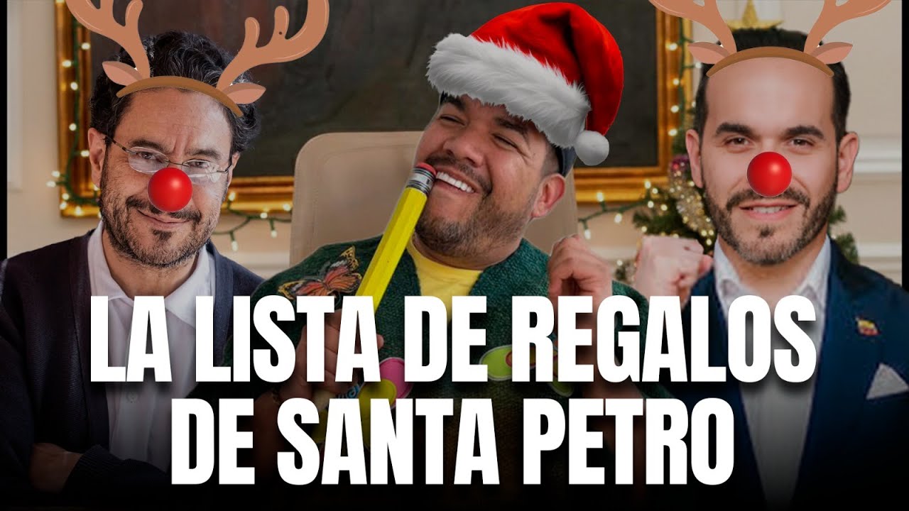 PETRO SANTA llegó y tiene regalos para Iván Cepeda, Abelardo, Daniel ...
