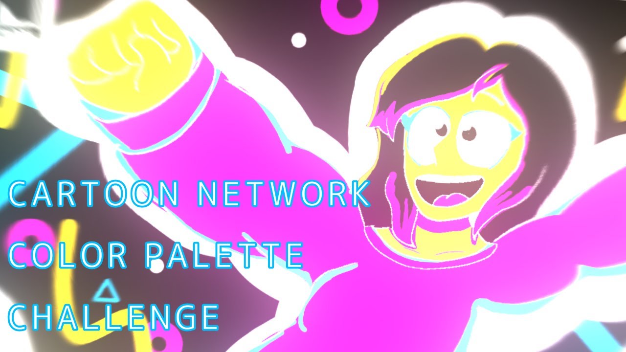 Cartoon Network Color Palette Challenge! SPEEDPAINT 🧡💙🖤🤍 ️ - YouTube