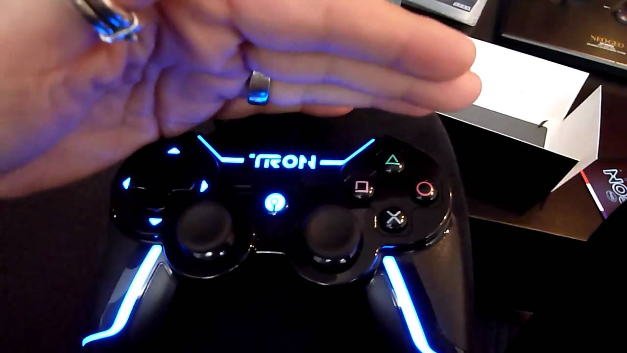 Tron Controller for PS3 - YouTube
