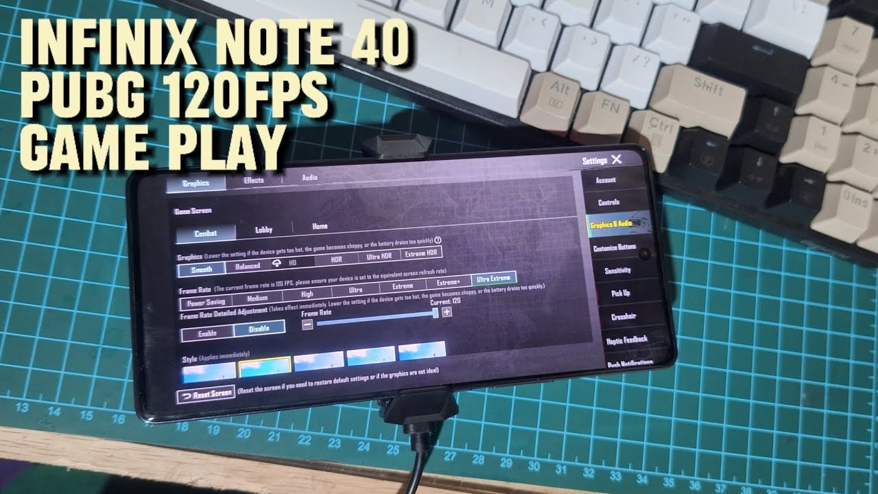 GAME PLAY PUBG 120FPS Infinix note 40 (pixel os + root) - YouTube