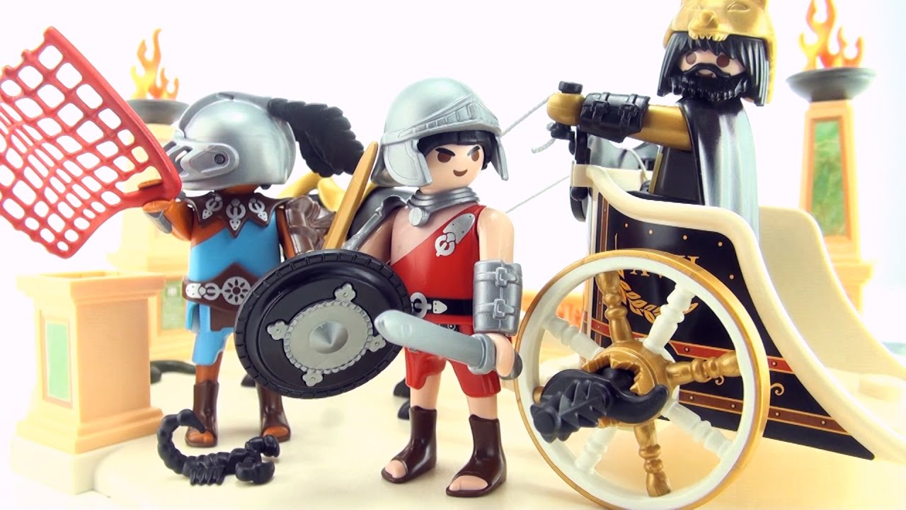 Playmobil Gladiator Arena 6868 - Playmobil History Gladiator fight ...