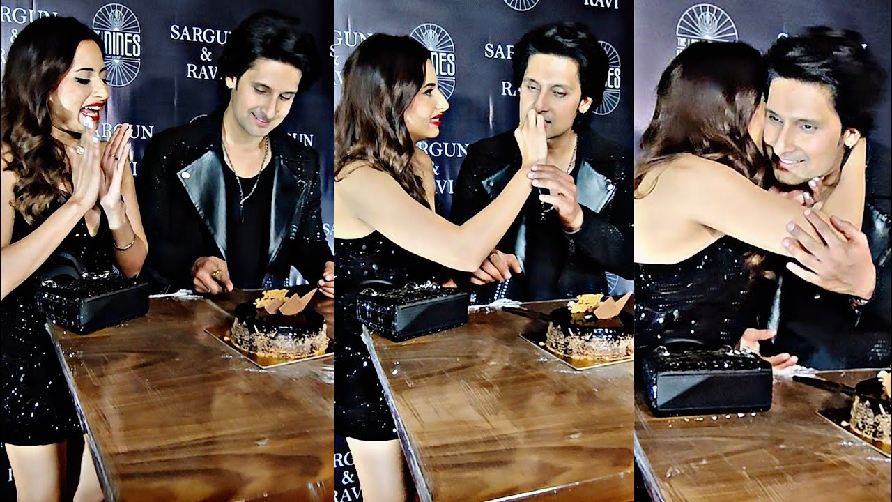 Ravi Dubey Celebrates His Happy Birthday 🎂 With His ️ ️ Sargun Mehta ...