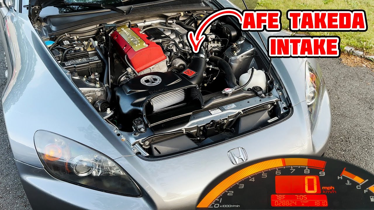 S2000 aFe Takeda Intake Install, Sound Comparison & First Impressions ...