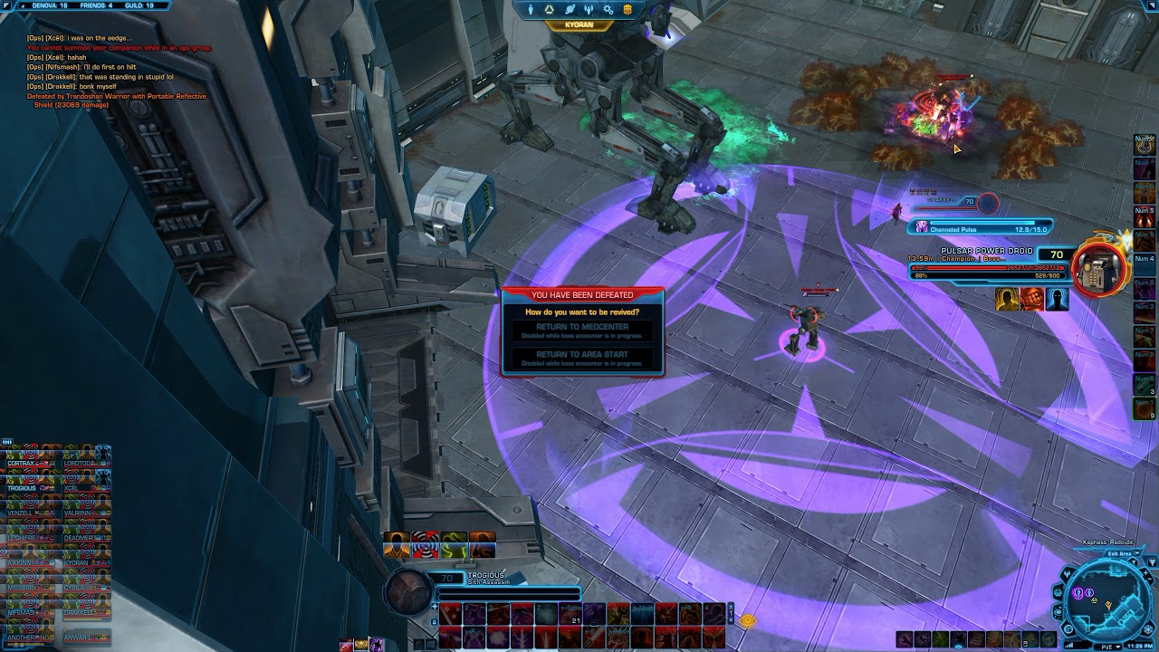 SWTOR EC Warlord Kephess HM 16m - YouTube