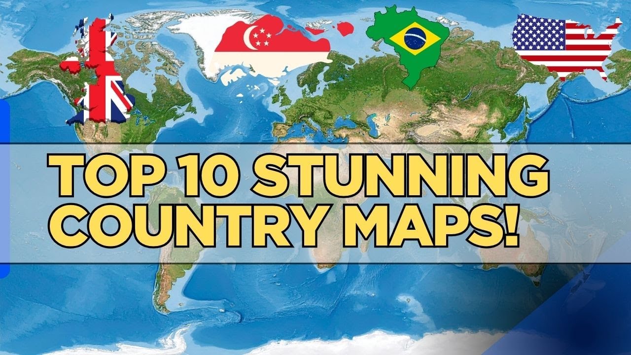 Top 10 Countries With Beautiful Maps | Stunning geography Borders You ...