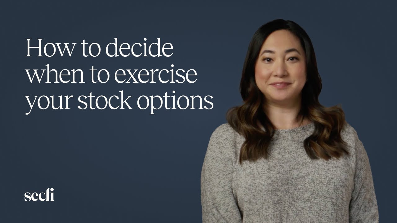 How to decide when to exercise your stock options - YouTube