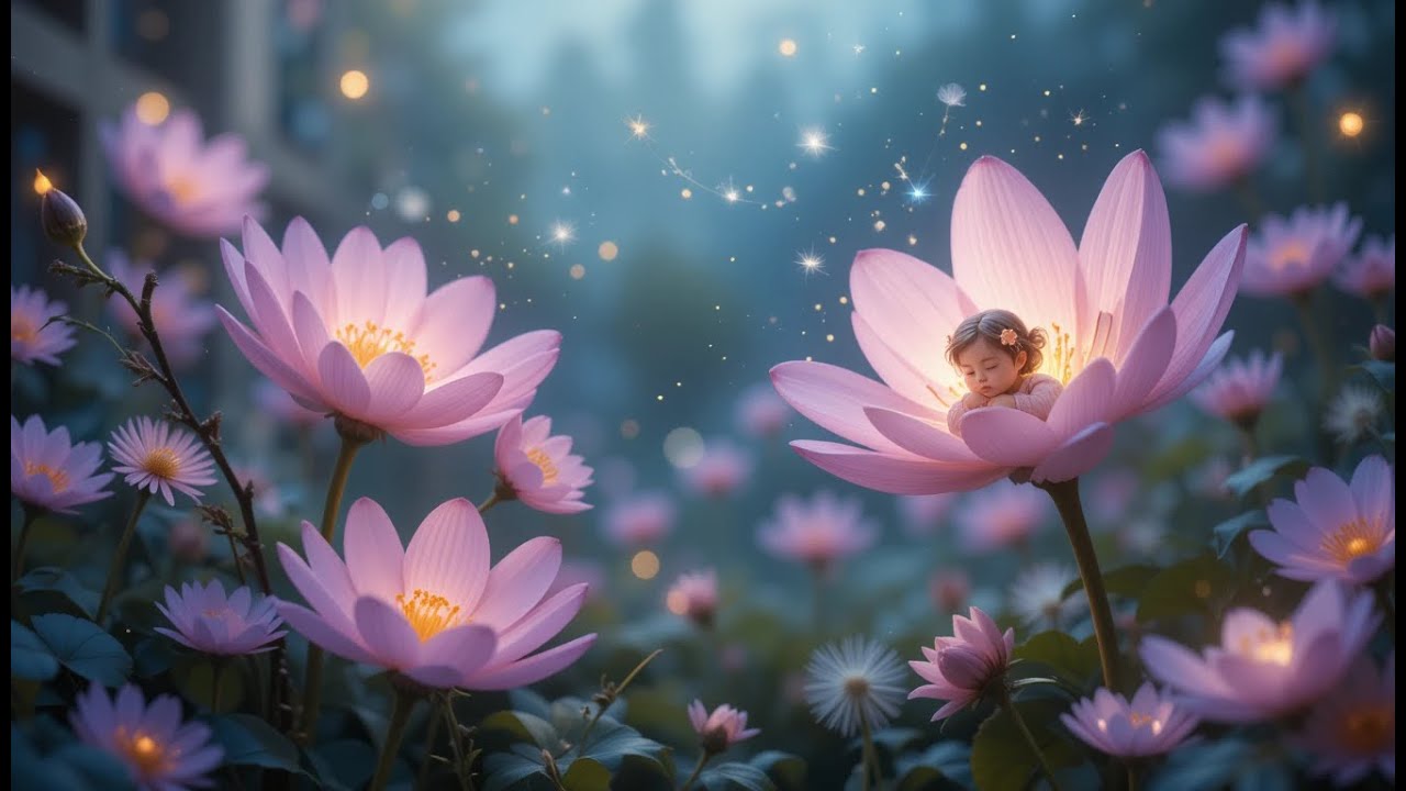 "Gentle Flower Lullaby 🌸 | Soothing Sleep Music for Kids"@PillowTunezZ ...