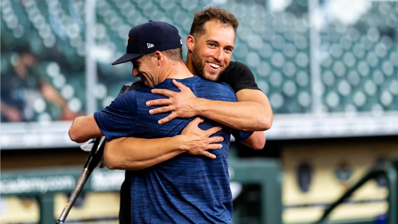 GEORGE SPRINGER RETURNS TO HOUSTON! - YouTube