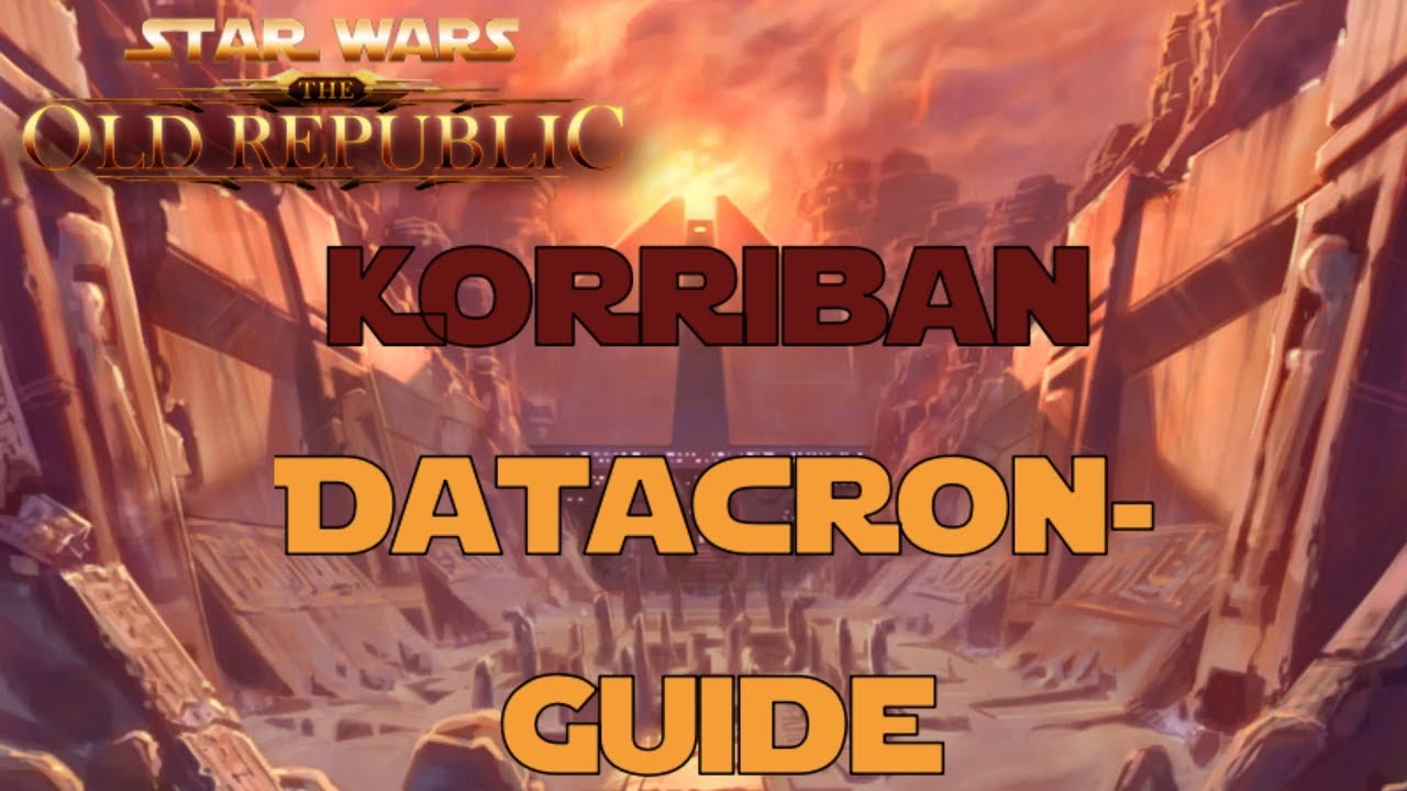 Star Wars: The Old Republic - Datacron-Guide: Korriban (Imperium) - YouTube