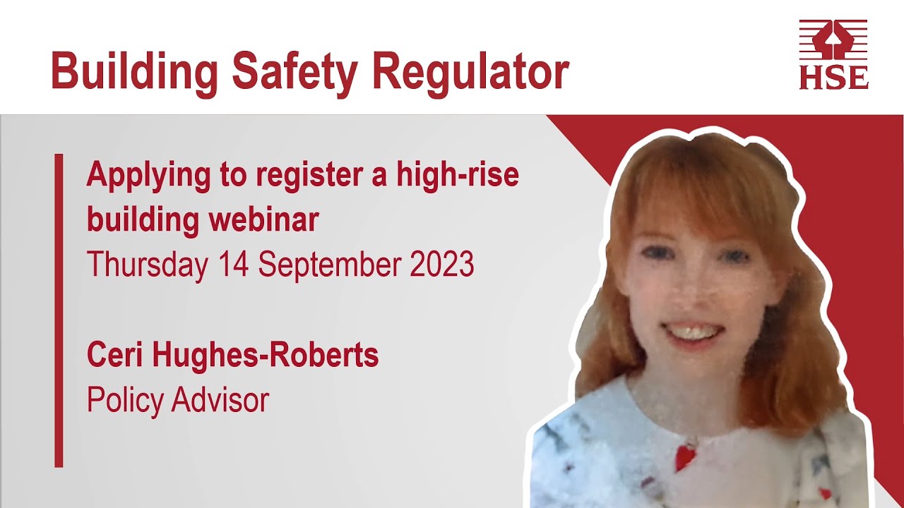 Applying to register a high-rise building webinar (September 2023 ...