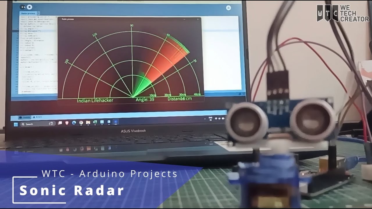 How I Made Diy Radar System Using Ultrasonic Sensor Servo At Home Tutorial Diy Radar