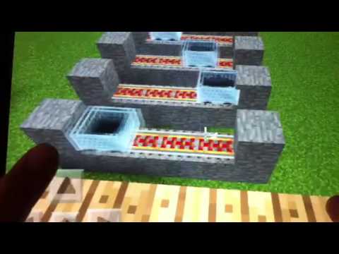 Minecraft pe mini game minecart fun hard mode 15 sec - YouTube