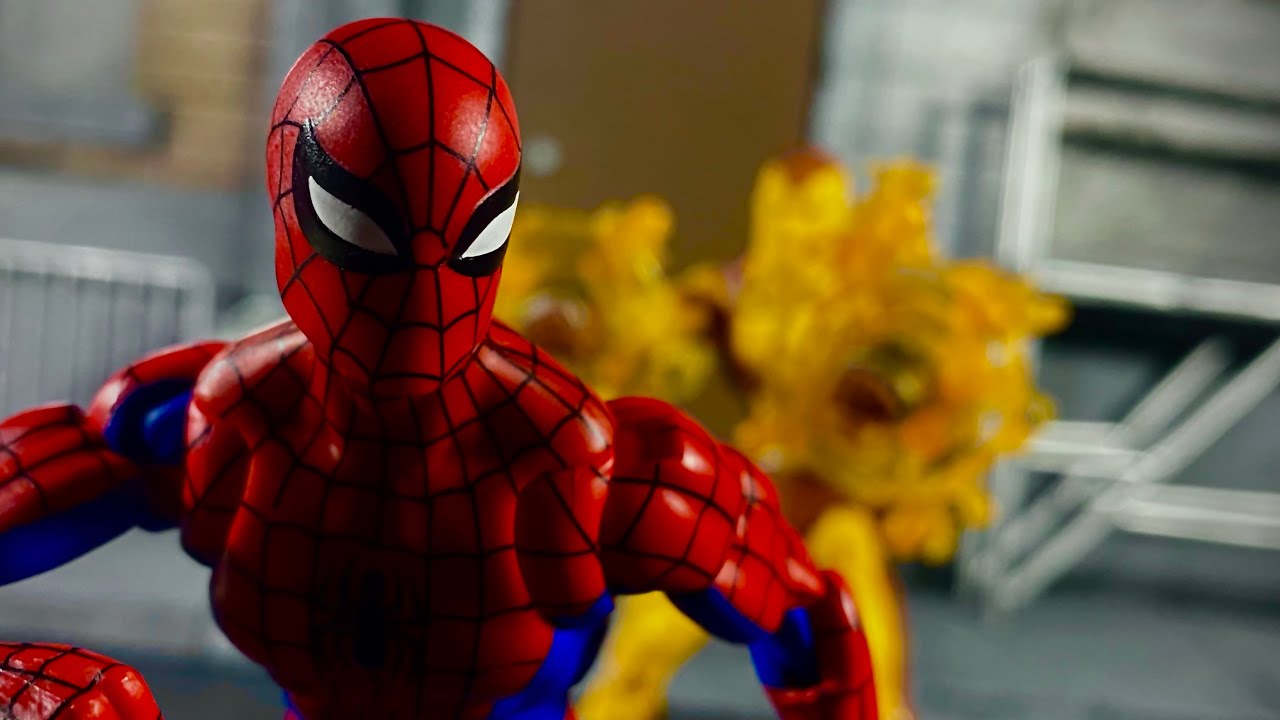 Spider-Man VS Shocker Stop-Motion Animation - YouTube