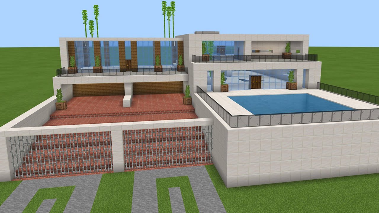 Minecraft Tutorial Mobília Da Mansão Moderna Youtube