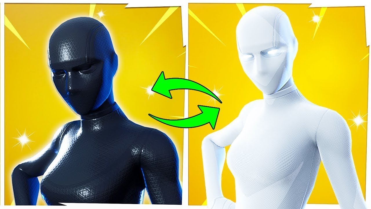 How To Get All White and All Black Superhero Skin in Fortnite! (Chapter ...