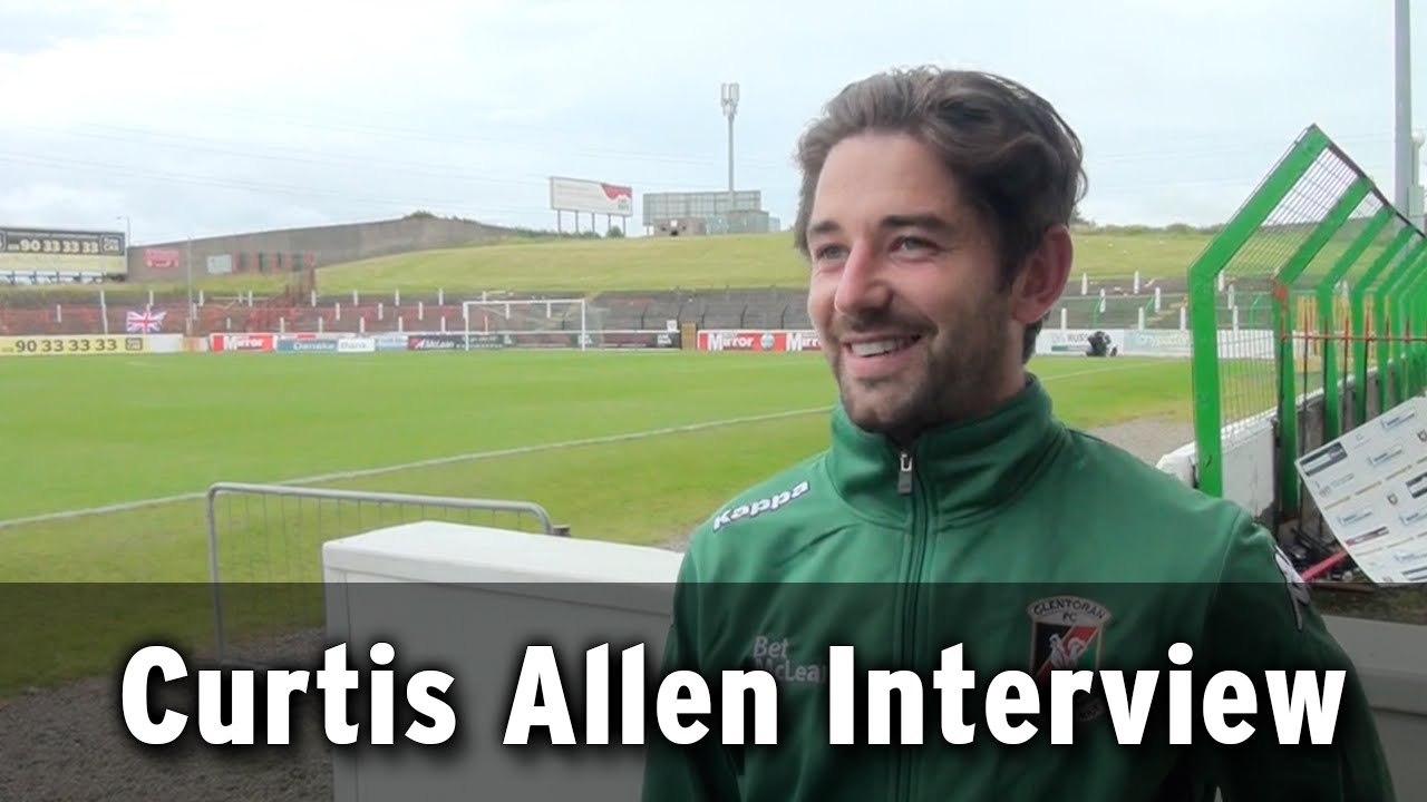 Interview - Curtis Allen Post Match vs Warrenpoint Town - YouTube
